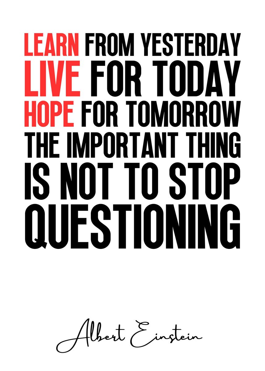 'Albert Einstein' Poster by Wezt Studio | Displate