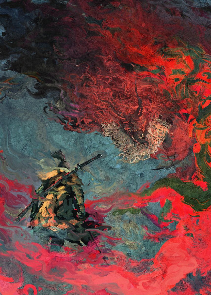 'The hatred one' Poster, picture, metal print, paint by Anato Finnstark ...