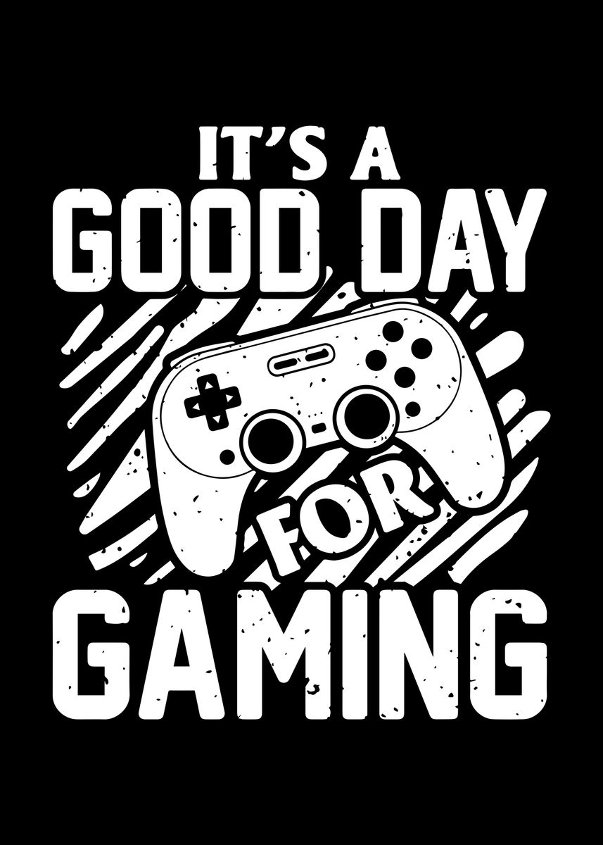 'Gaming Quote' Poster, picture, metal print, paint by Djademan Vibes ...