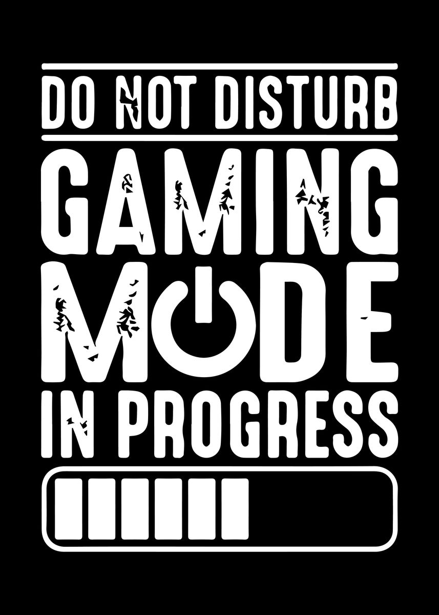 'Gaming Quote' Poster, picture, metal print, paint by Djademan Vibes ...
