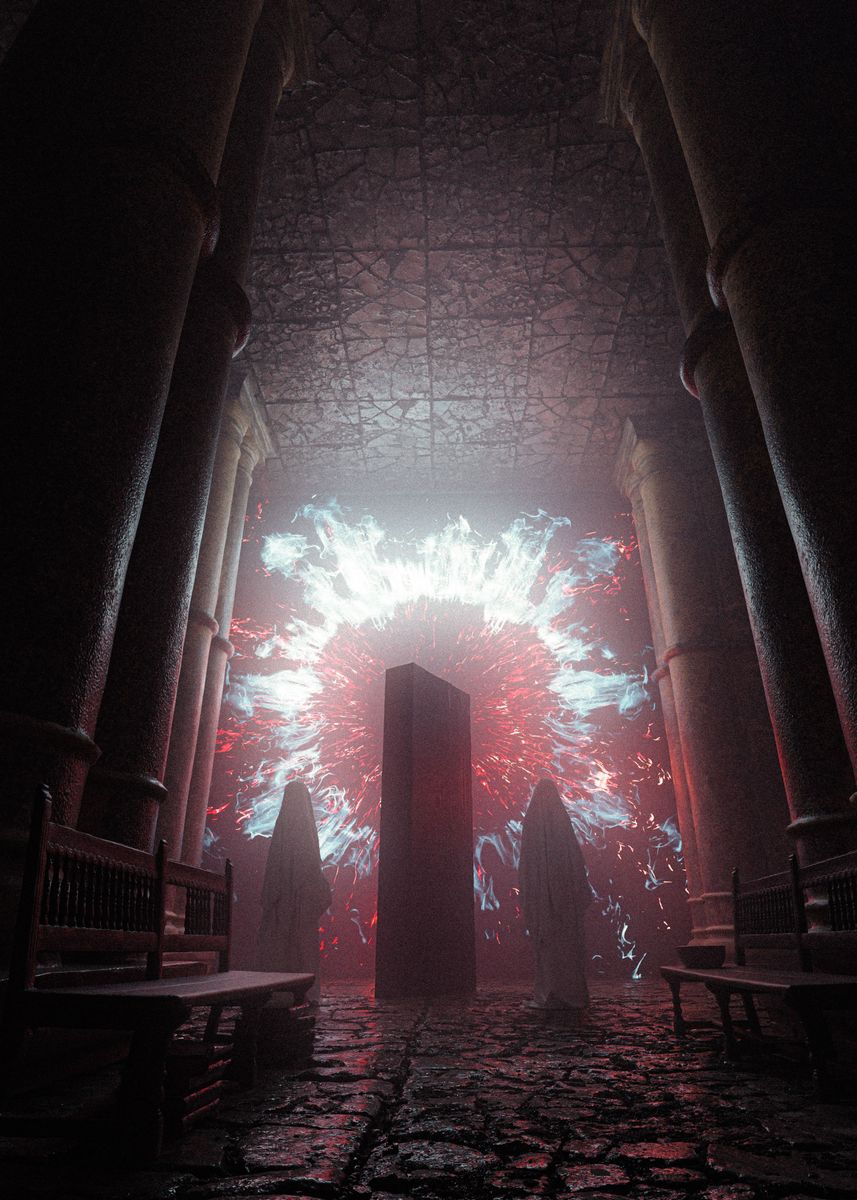 'Shimmering Monolith' Poster, picture, metal print, paint by TunaPlanet ...