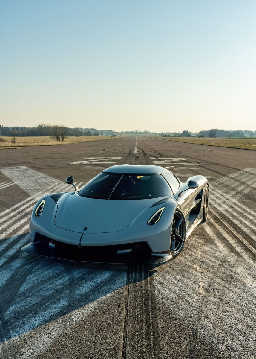 'Koenigsegg Jesko' Poster, picture, metal print, paint by askadina ...