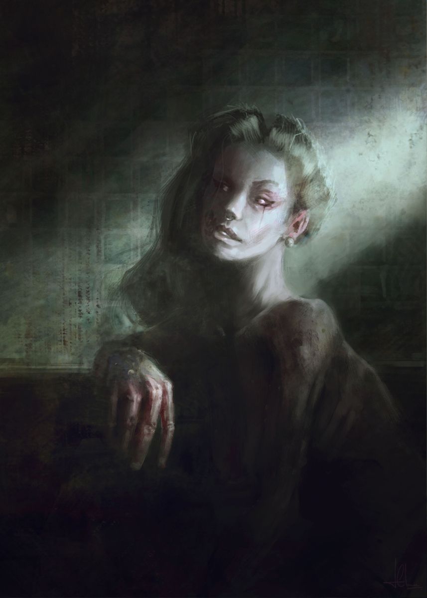 'A SINISTER LIGHT' Poster, picture, metal print, paint by Timote ...