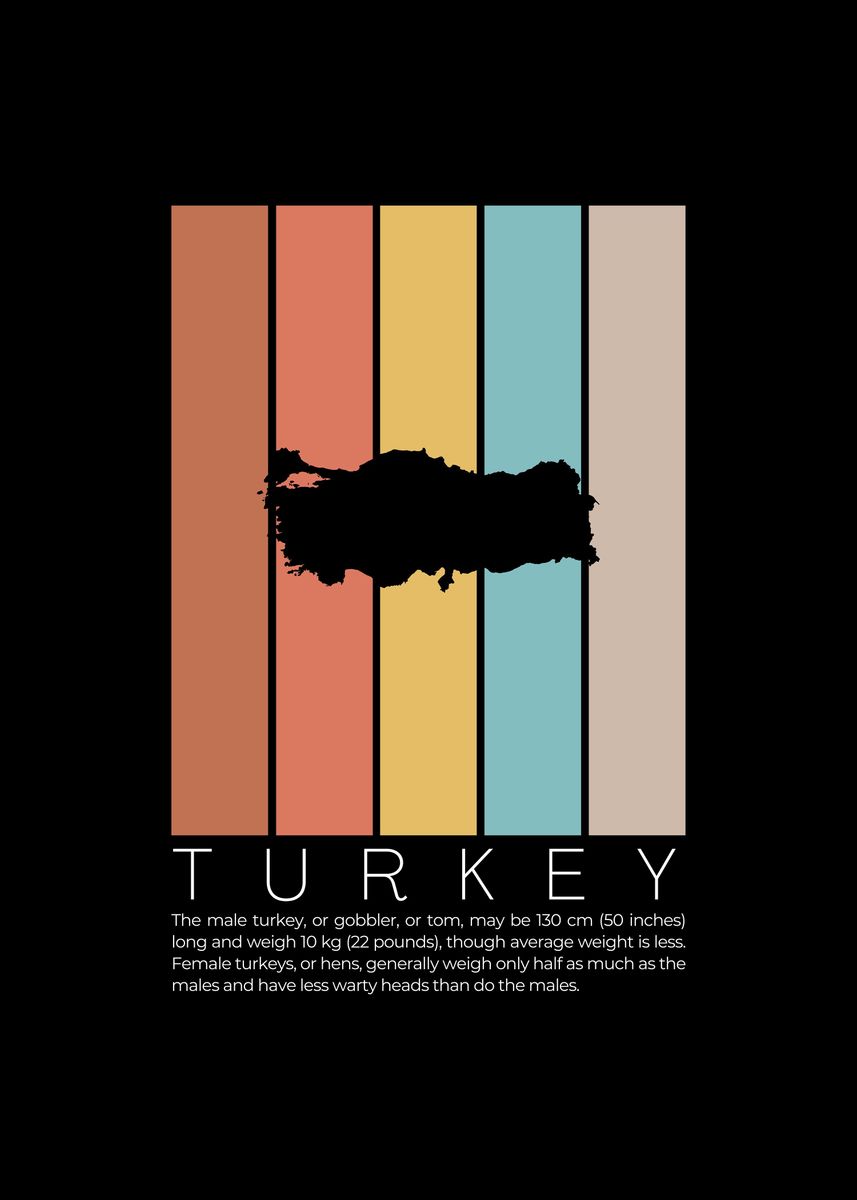 'Turkey' Poster, picture, metal print, paint by Sabiqul Fahmi | Displate