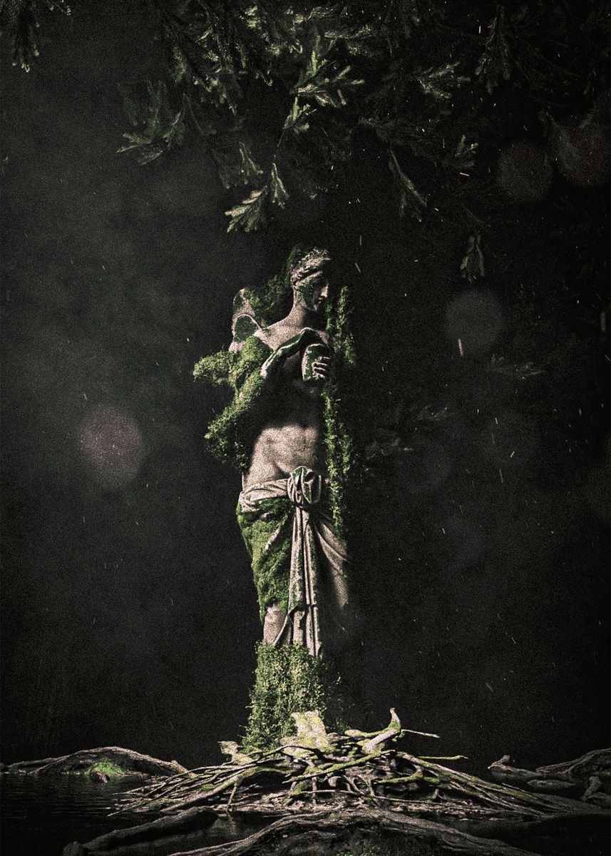 'The forgotten statue' Poster by Ewan Thorpe | Displate