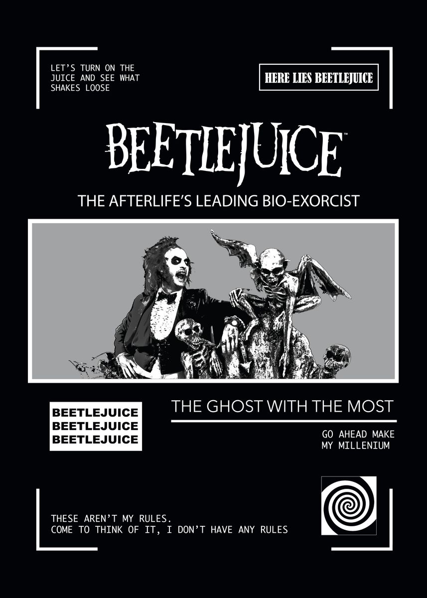 'Bio-Exorcist' Poster, picture, metal print, paint by Beetlejuice ...