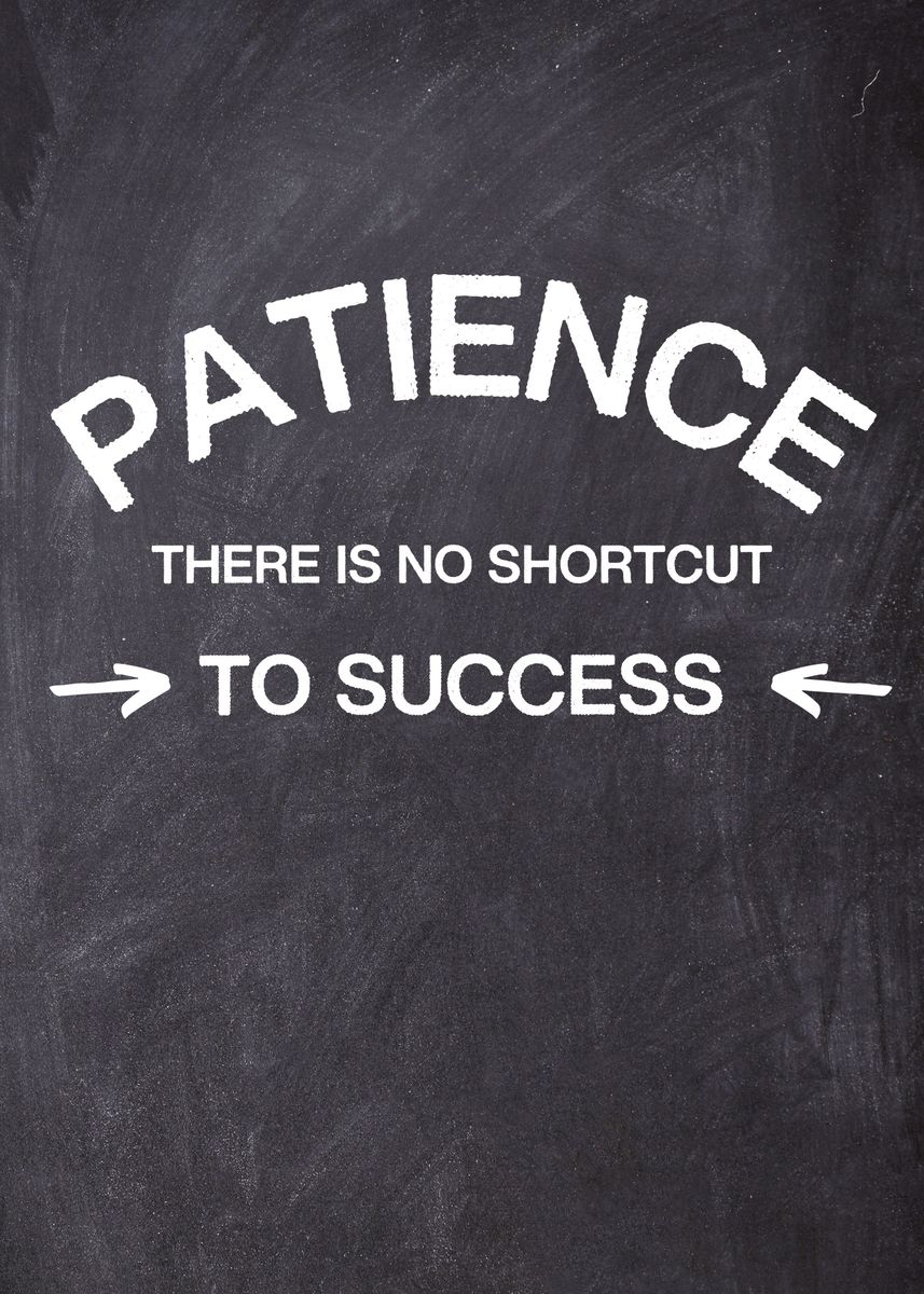 'Patience ' Poster by EDSON RAMOS | Displate