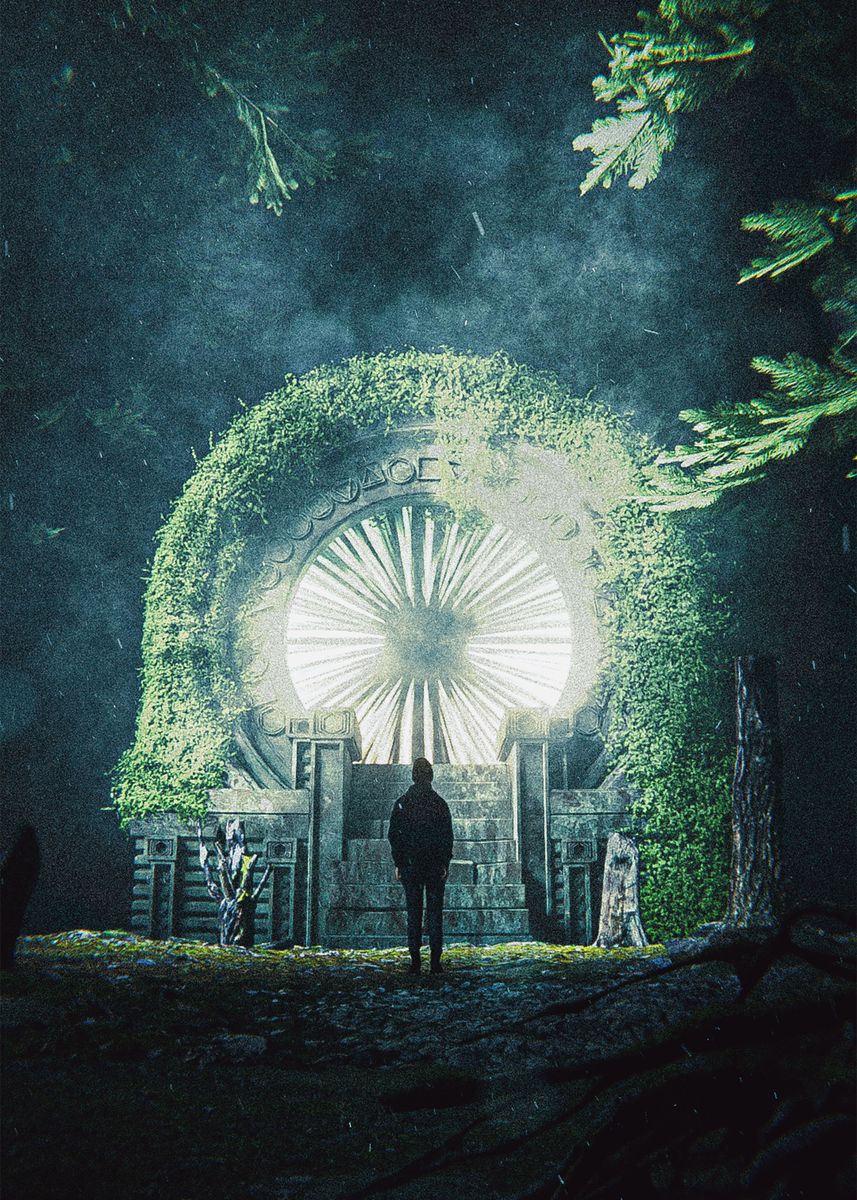 'Portal Opening' Poster, picture, metal print, paint by Ewan Thorpe ...