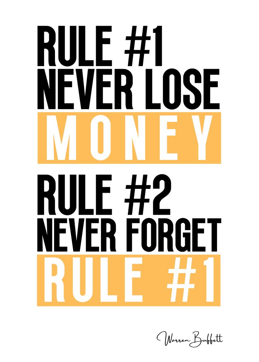 'Warren Buffett Quotes' Poster, picture, metal print, paint by Wezt ...