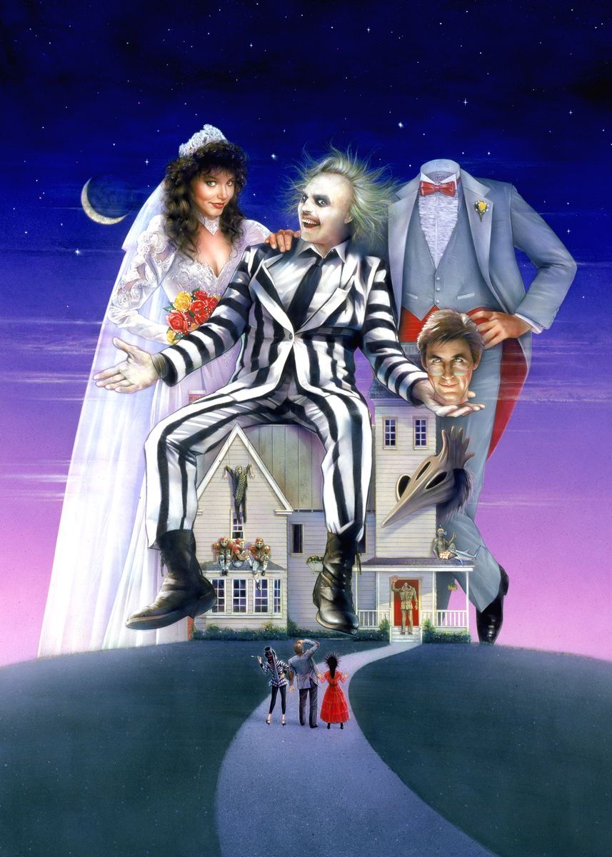 'Beetlejuice Poster' Poster, picture, metal print, paint by Beetlejuice ...