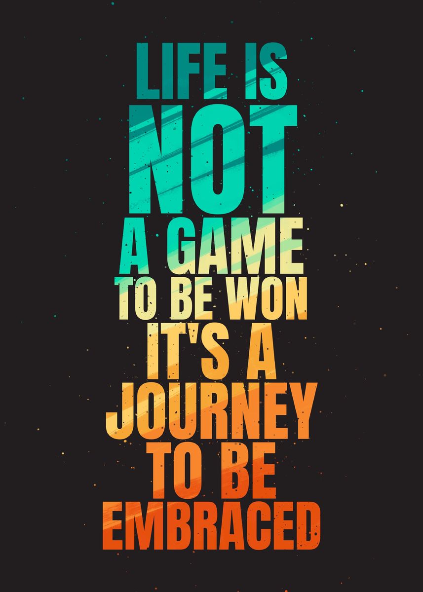 'Journey' Poster, picture, metal print, paint by Mr Penguin | Displate