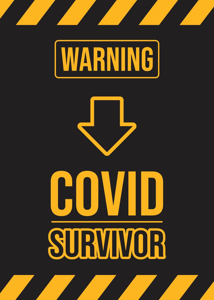 'Covid survivor' Poster, picture, metal print, paint by Rian setiadi | Displate