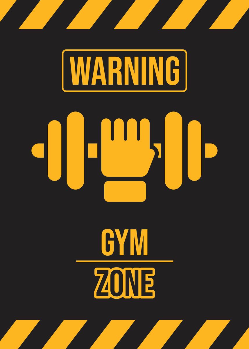 'Gym zone' Poster, picture, metal print, paint by Rian setiadi | Displate
