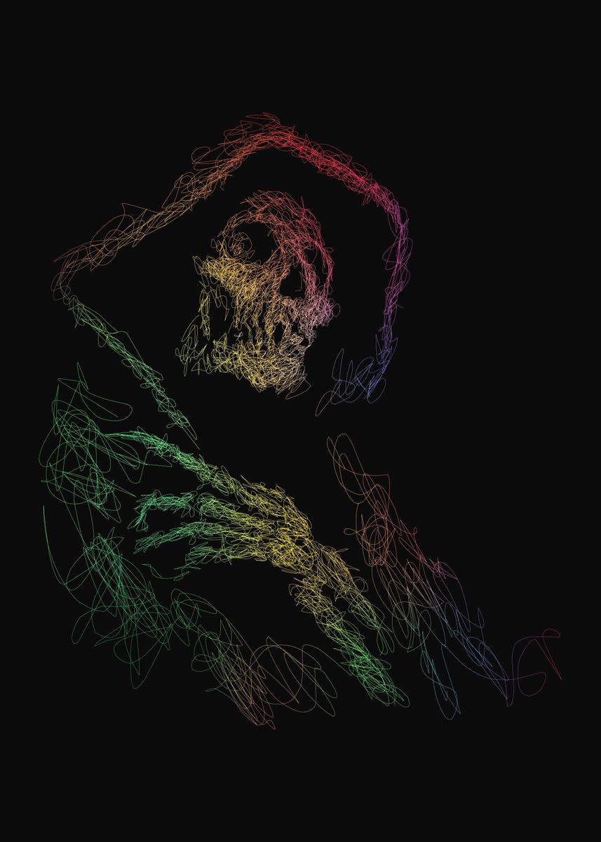 'Skull Art' Poster, picture, metal print, paint by Evan Arrington ...