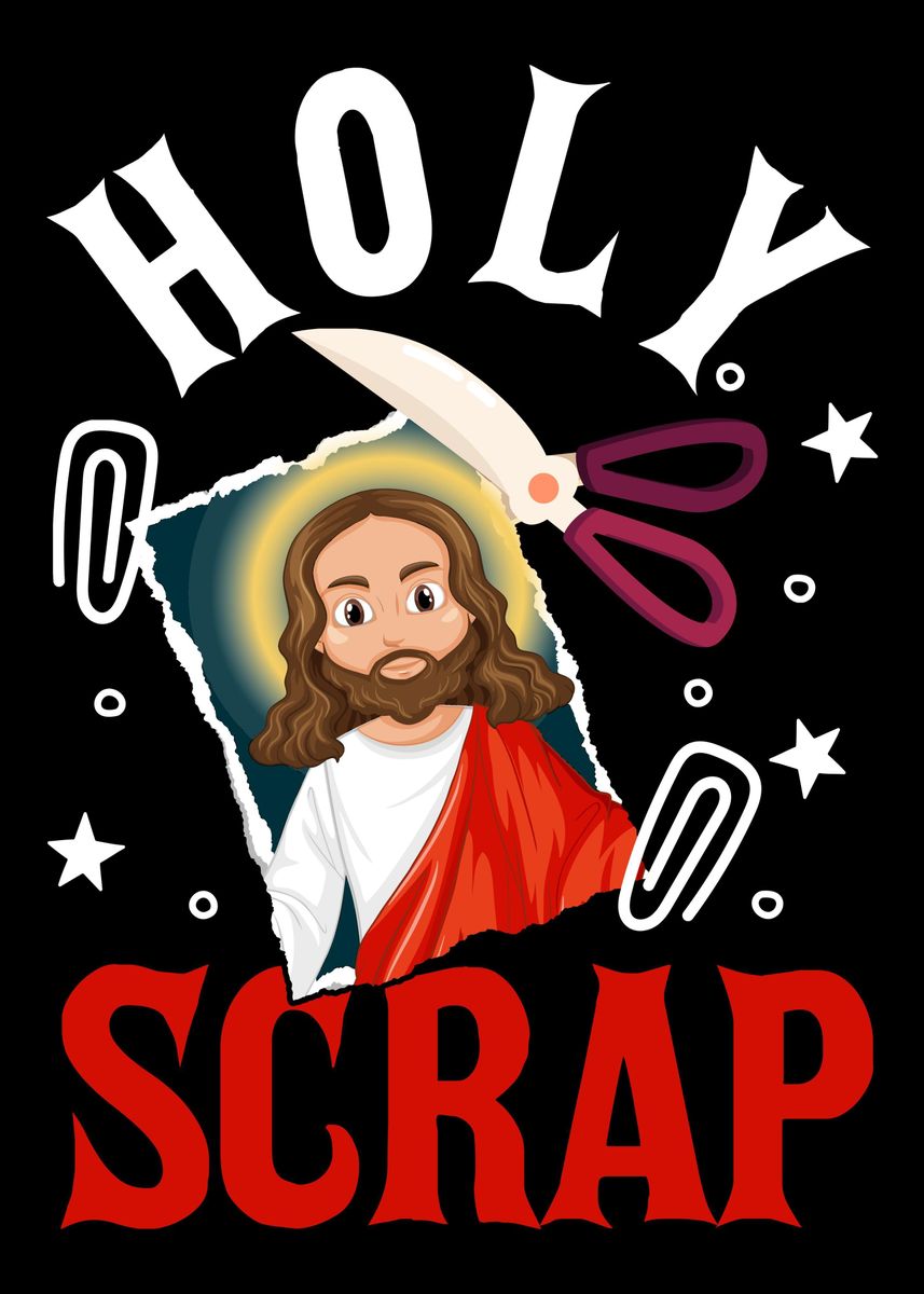 'Scrapbooking Scrapbooker' Poster, picture, metal print, paint by ...