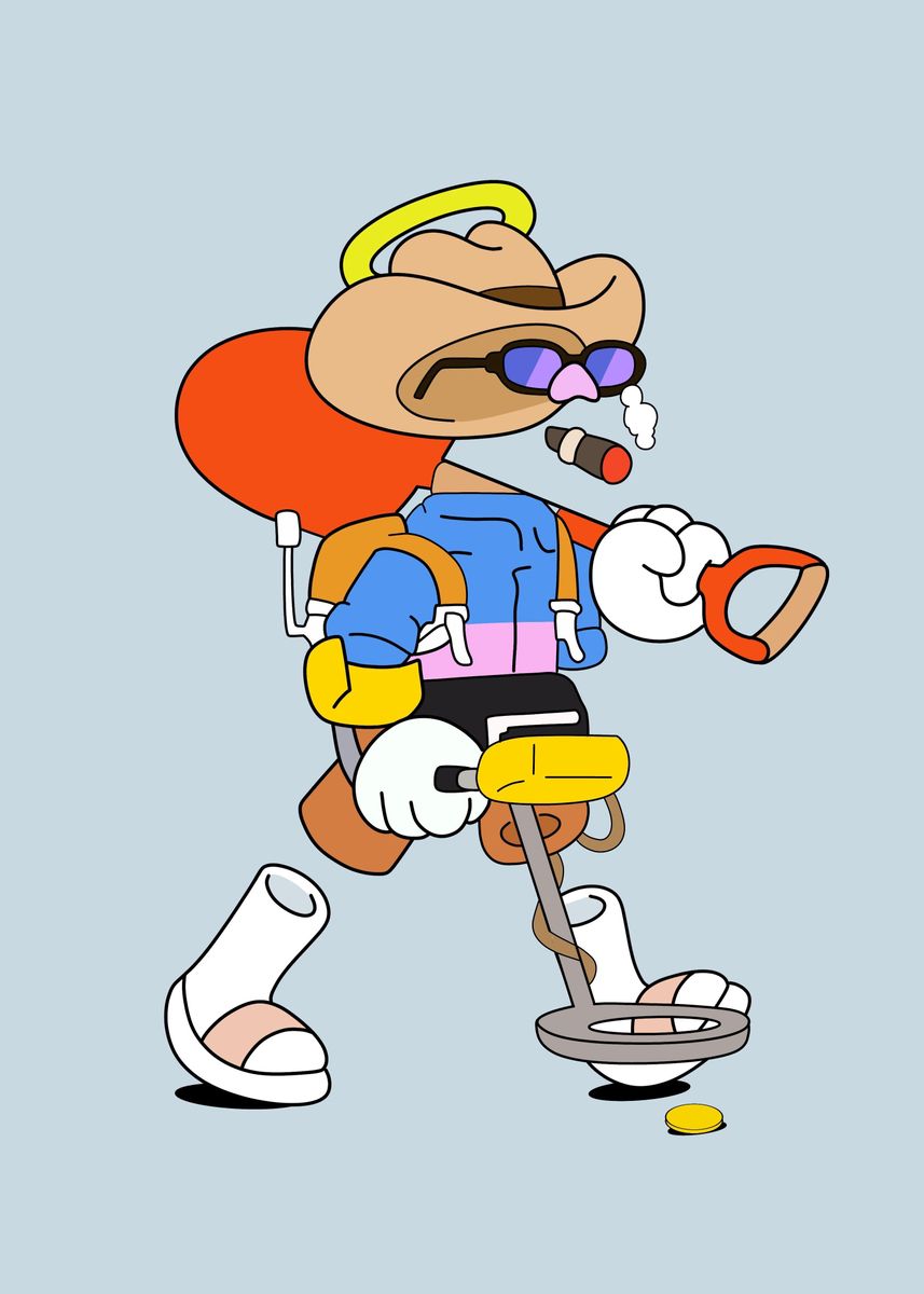 'Detector' Poster, picture, metal print, paint by UNIKORN | Displate