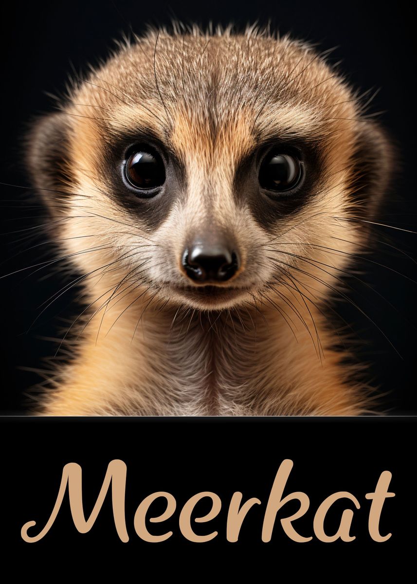 'Meerkat' Poster by Van Zelman | Displate