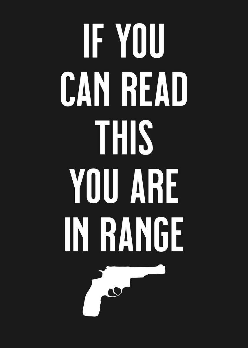 'IF YOU CAN READ THIS 005' Poster by Atomic Chinook | Displate