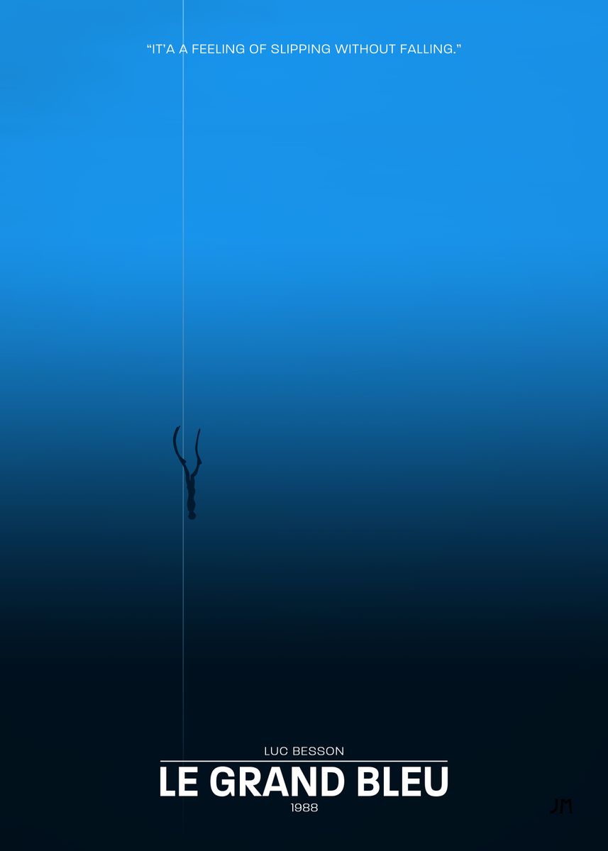 'Le grand bleu' Poster, picture, metal print, paint by MyDigitalMind ...