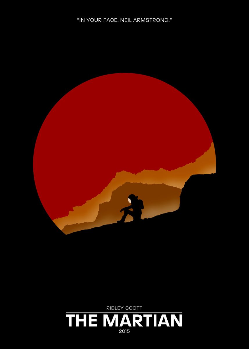 'The Martian' Poster, picture, metal print, paint by MyDigitalMind ...