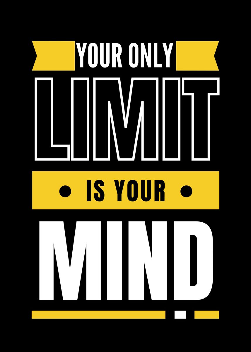 'limit mind' Poster, picture, metal print, paint by Le Hong Hanh | Displate