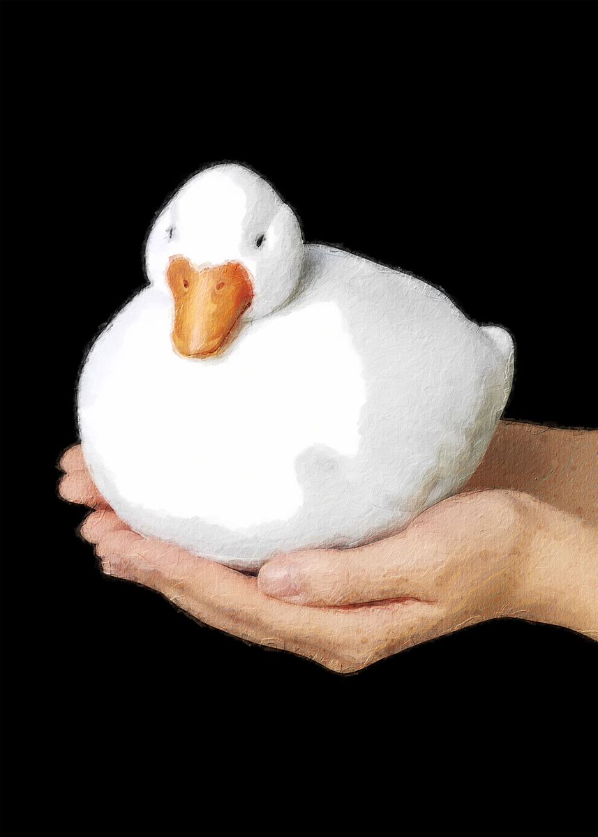 'Duck Meme' Poster, picture, metal print, paint by Meme Daily | Displate