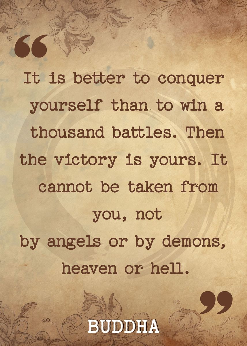 'buddha life quote q1' Poster, picture, metal print, paint by PRANIT ...