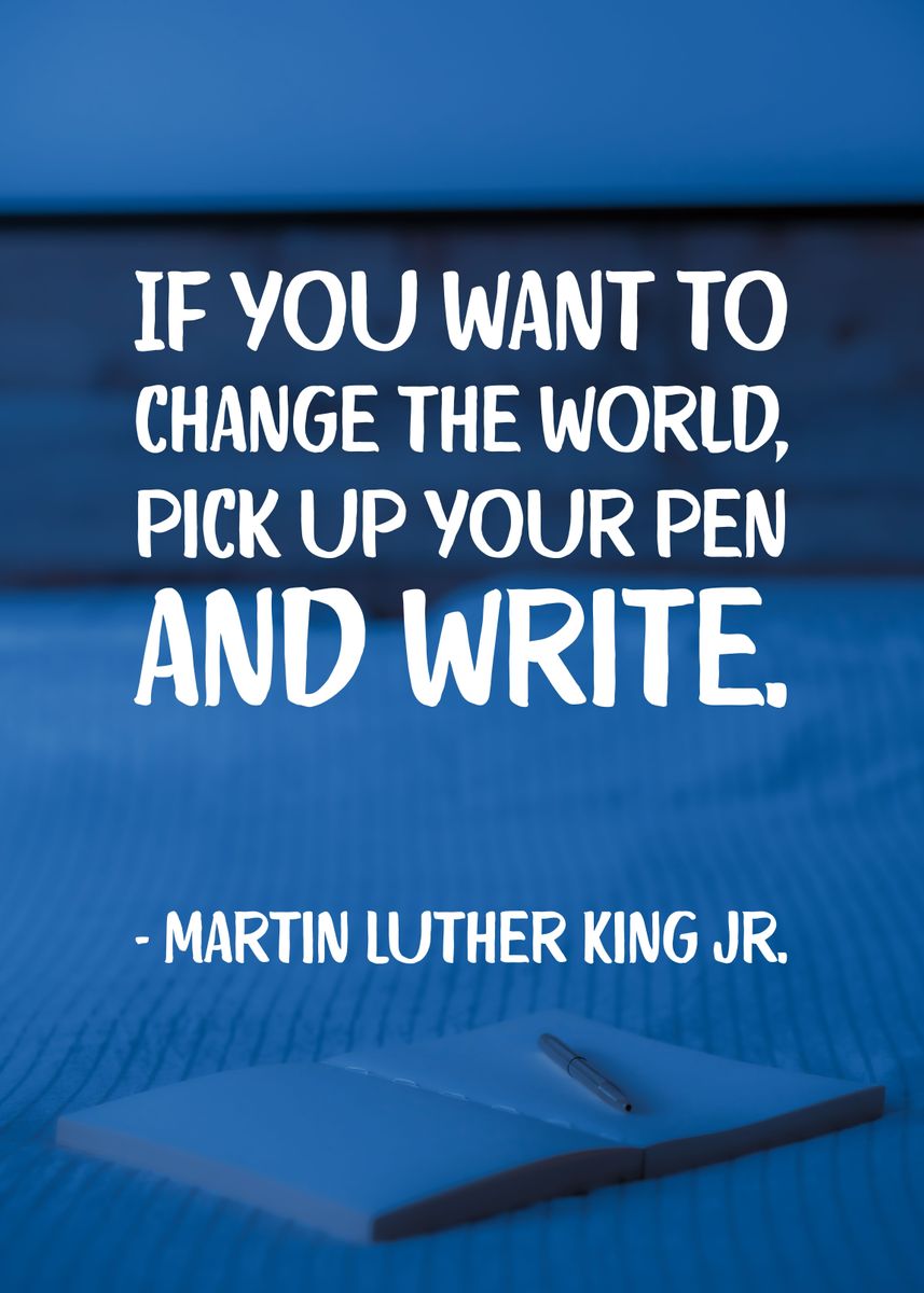 'Change the world' Poster, picture, metal print, paint by Naui Art ...