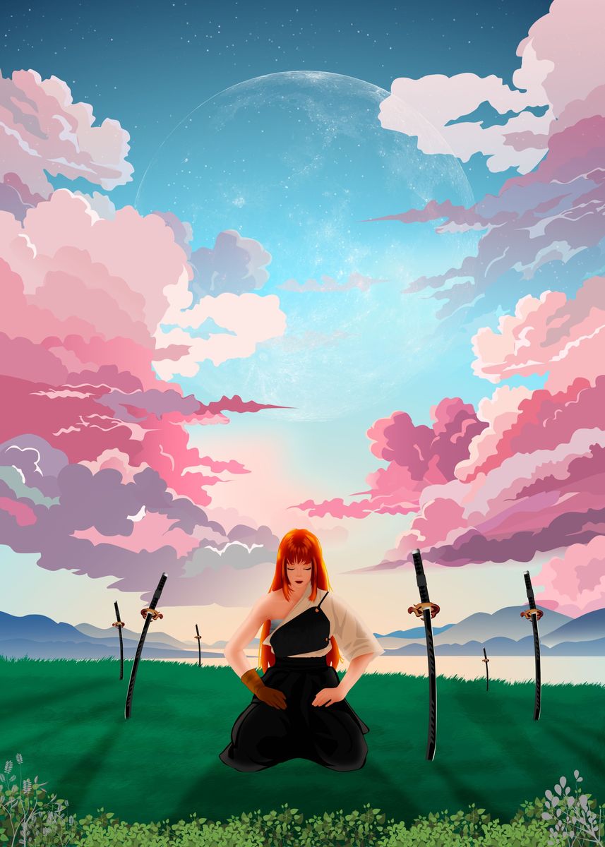 'demon slayer' Poster, picture, metal print, paint by best art moshper | Displate