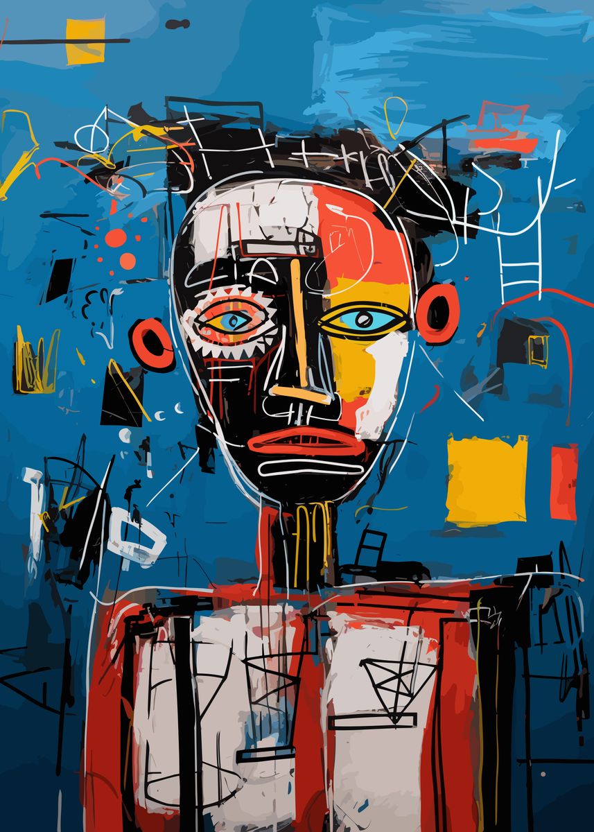 'Original Figure Abstract' Poster, picture, metal print, paint by Omar ...