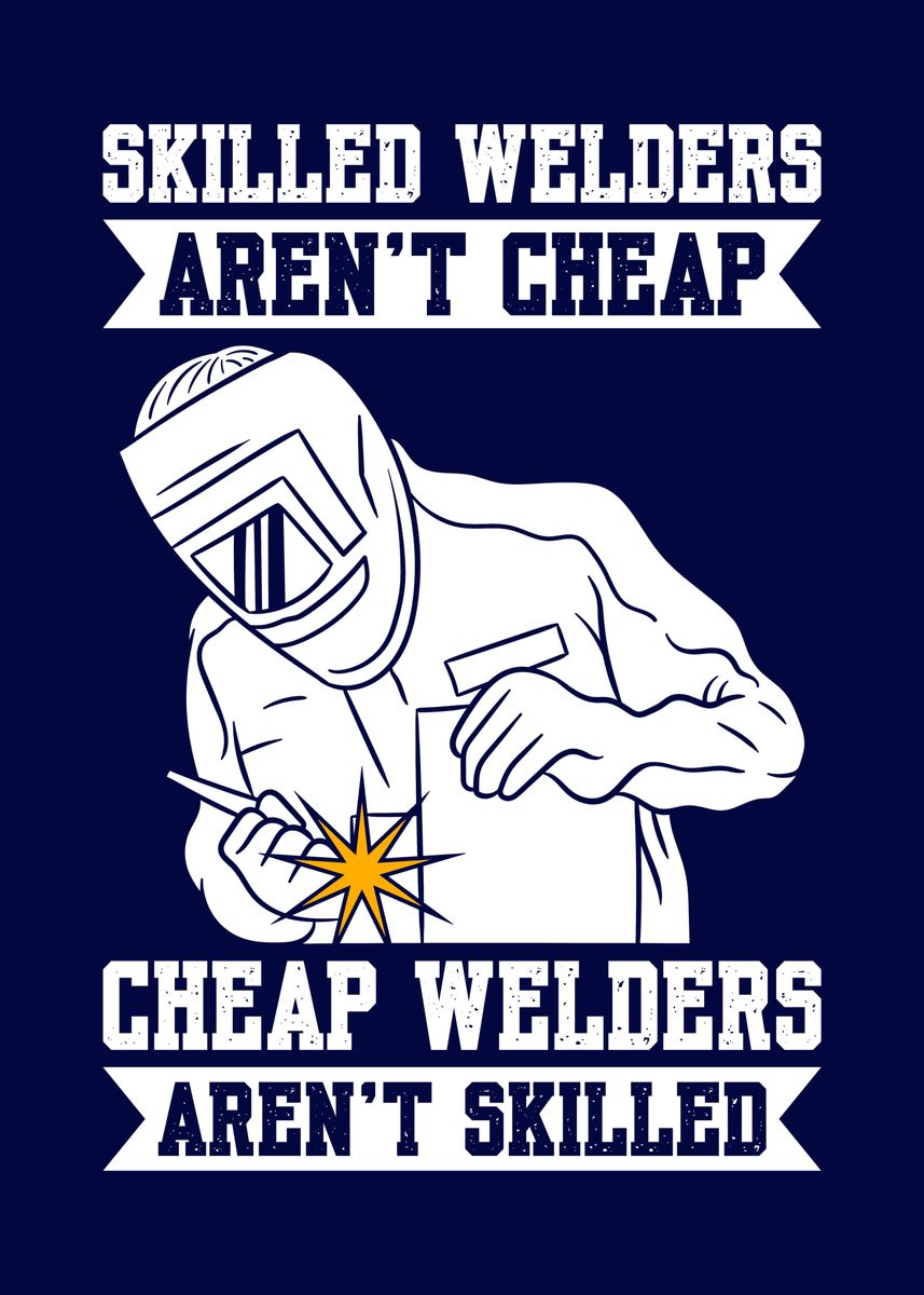 'Welding Funny Welder' Poster, picture, metal print, paint by MzumO ...