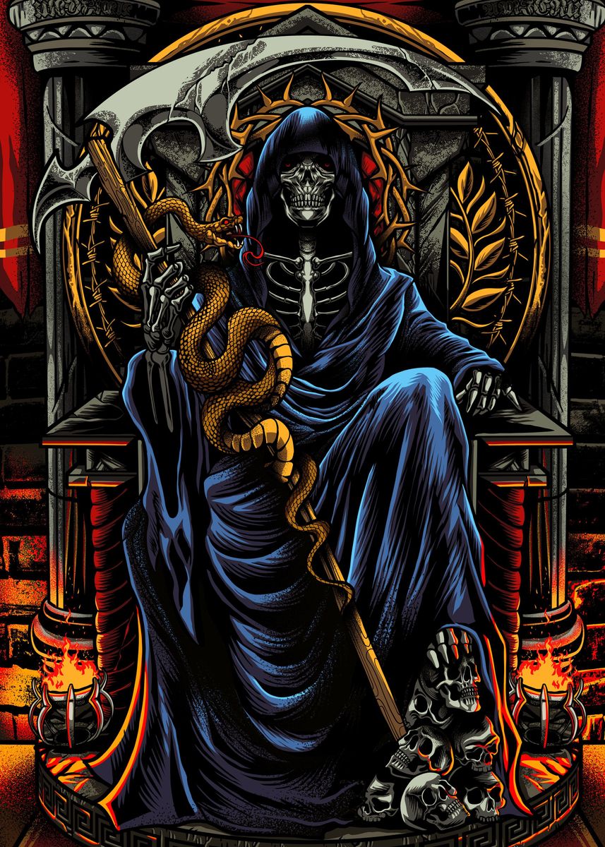 'Grim Reaper Sigma' Poster by Amieru Designs | Displate