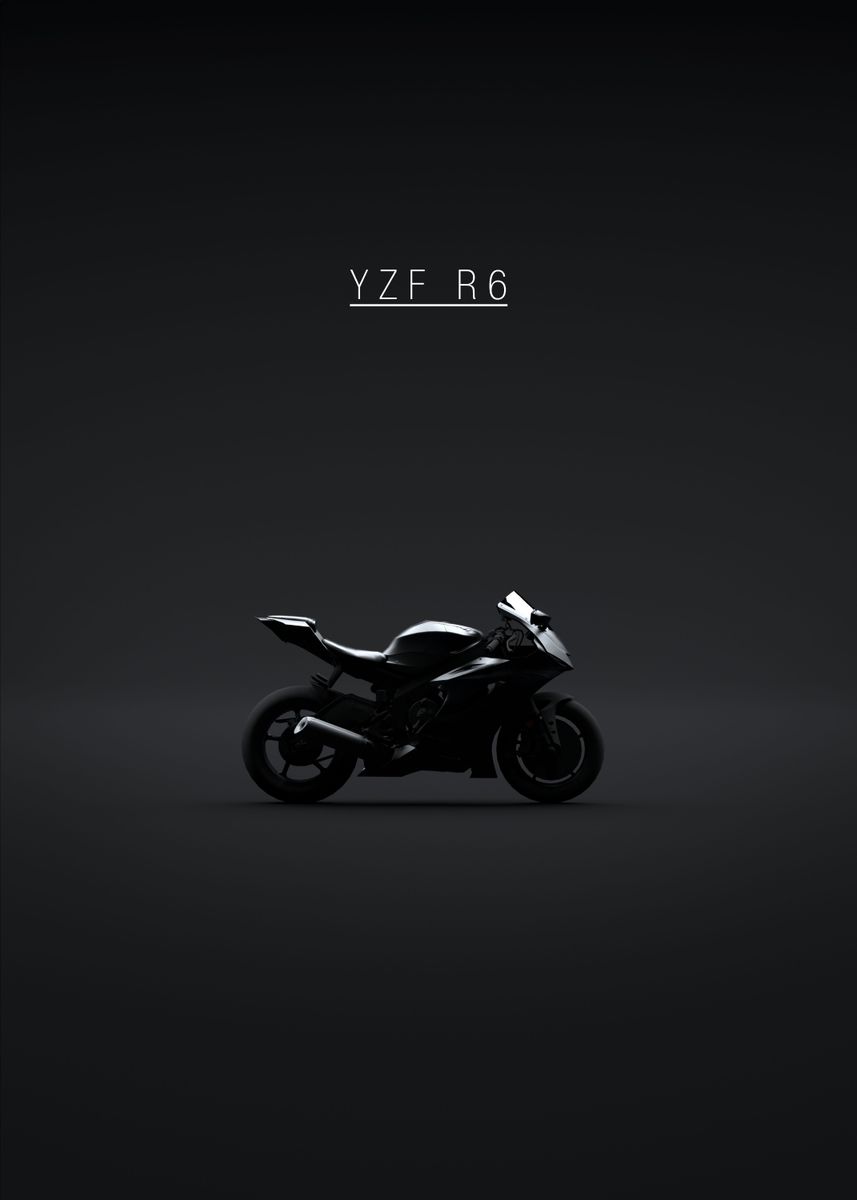 'Yamaha YZF R6 2017' Poster, picture, metal print, paint by 21 MXM ...