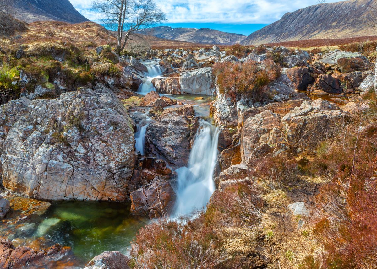 'Glencoe Falls' Poster by David Hare | Displate