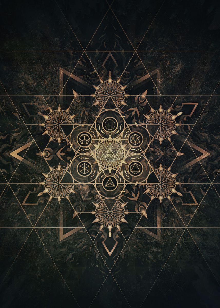 'Ancient Elements' Poster, picture, metal print, paint by Kenneth ...