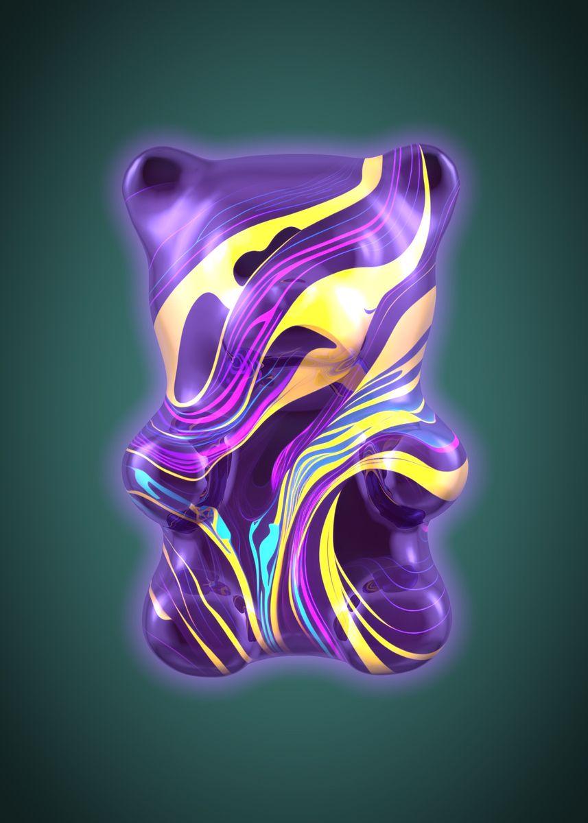 'Gummy Bear 6' Poster by 1x Merch | Displate