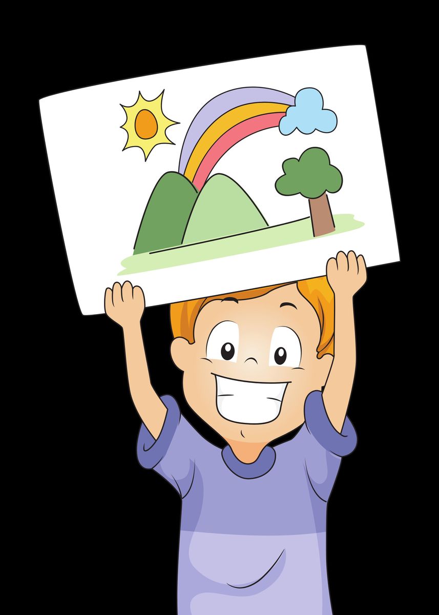 'childrens game' Poster, picture, metal print, paint by Faqih Art ...