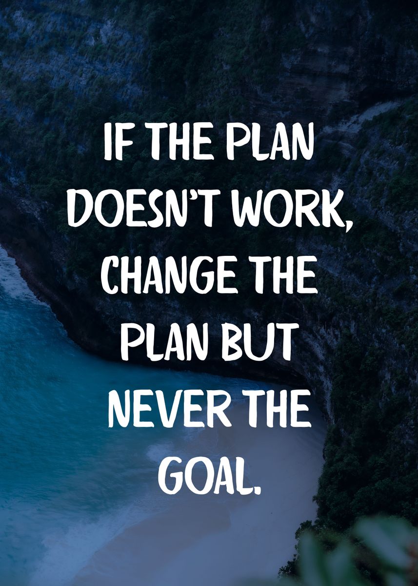 'Never The Goal' Poster, picture, metal print, paint by Naui Art | Displate