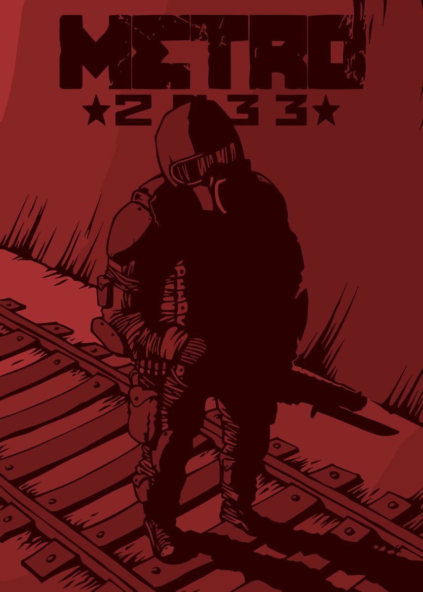 'Metro 2033' Poster, picture, metal print, paint by Veronica Swan ...
