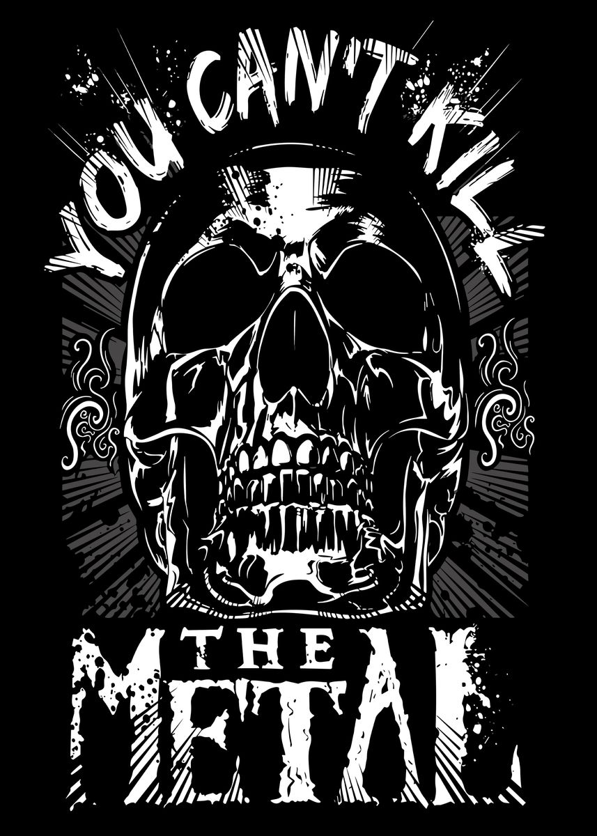 'Metal Music' Poster, picture, metal print, paint by Laura Winstead ...