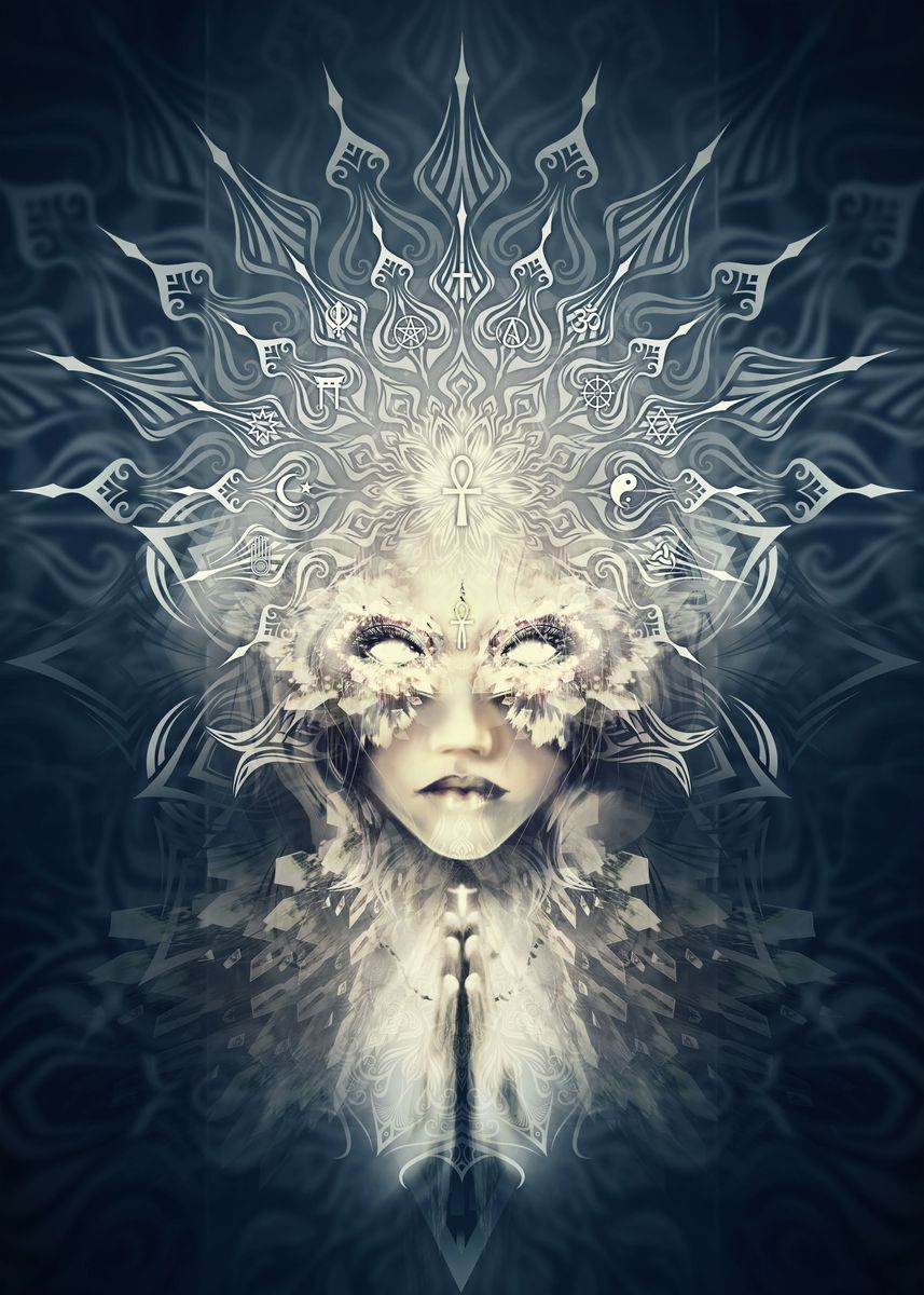 'Spiritual Unity' Poster, picture, metal print, paint by Kenneth ...