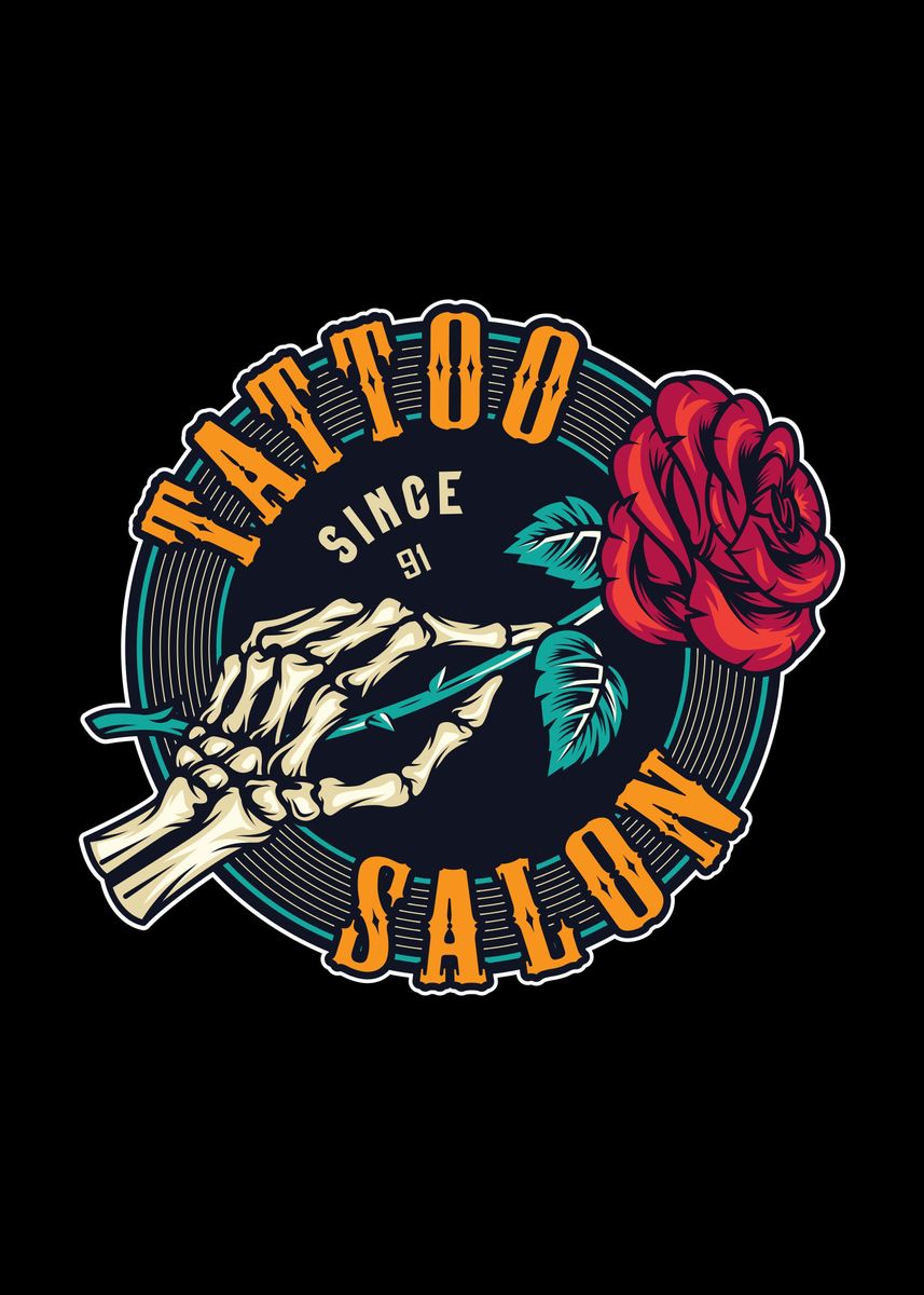 'Tattoo' Poster, picture, metal print, paint by Dede wiradinata | Displate