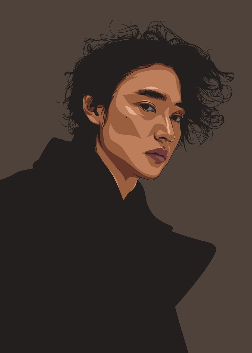 'YamaKen' Poster, picture, metal print, paint by Kenesuu | Displate