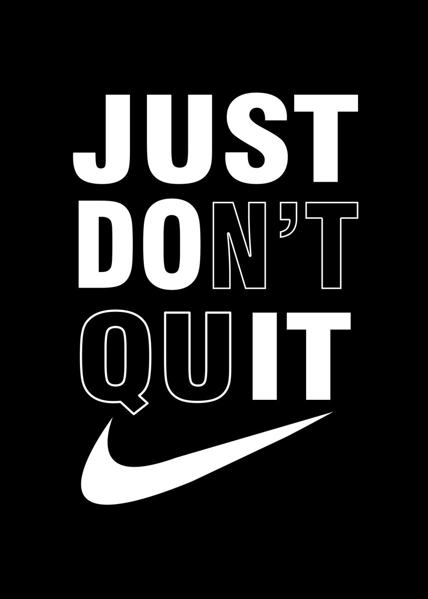 'Just Do It posters' Poster, picture, metal print, paint by QTK Design ...