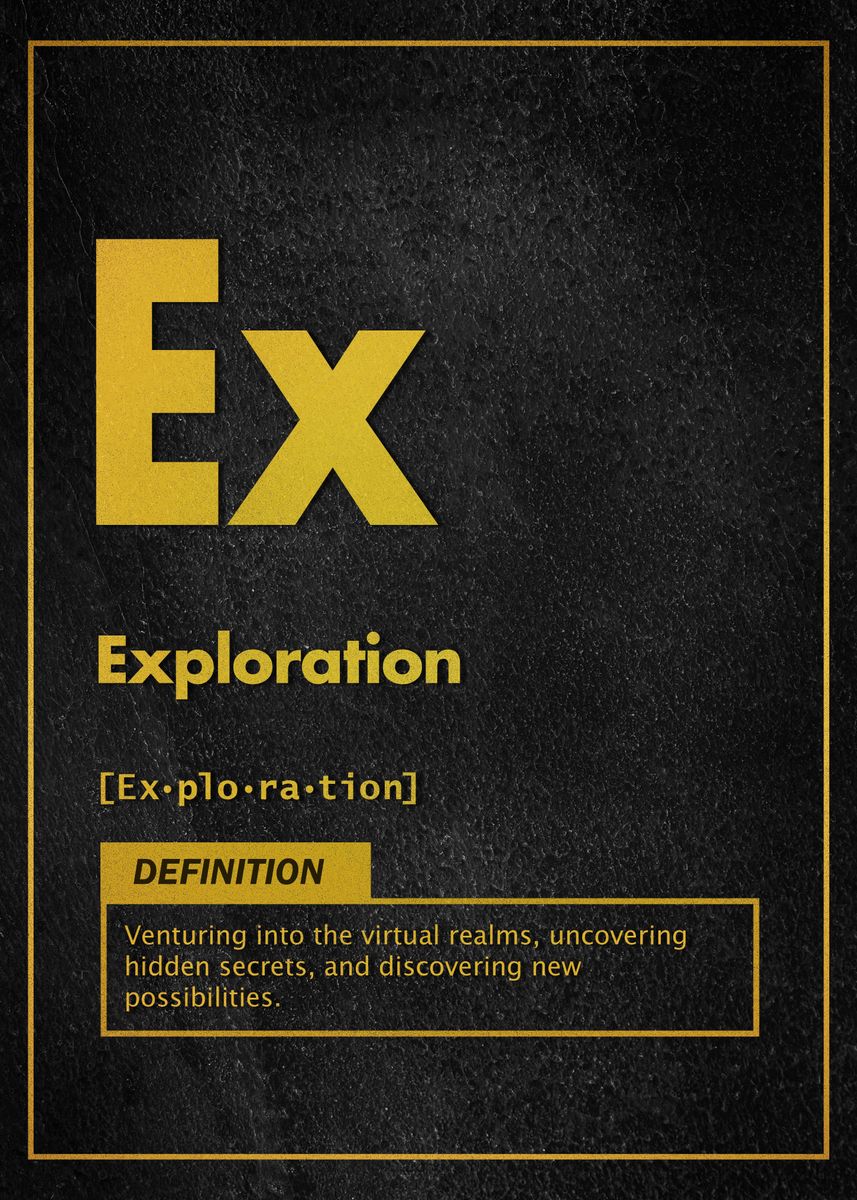 'Exploration' Poster, picture, metal print, paint by Definition Space ...