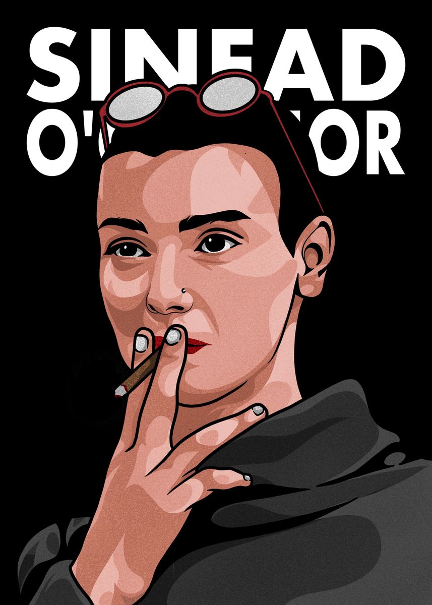 'Sinead Oconnor' Poster, picture, metal print, paint by Imad Wpap ...