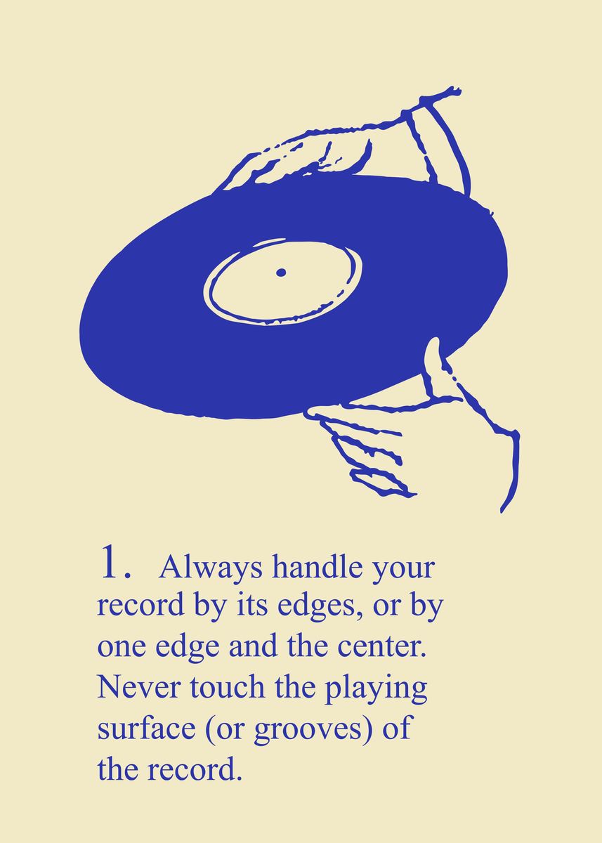 'vinyl disc ' Poster, picture, metal print, paint by Nathascha Kehl ...