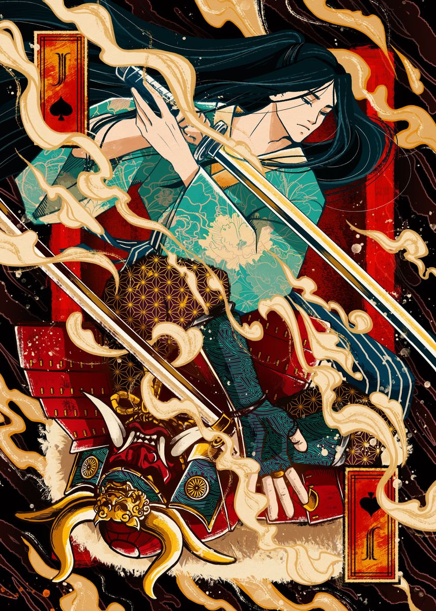 'Clashing Spades' Poster, picture, metal print, paint by AlisaZet ...