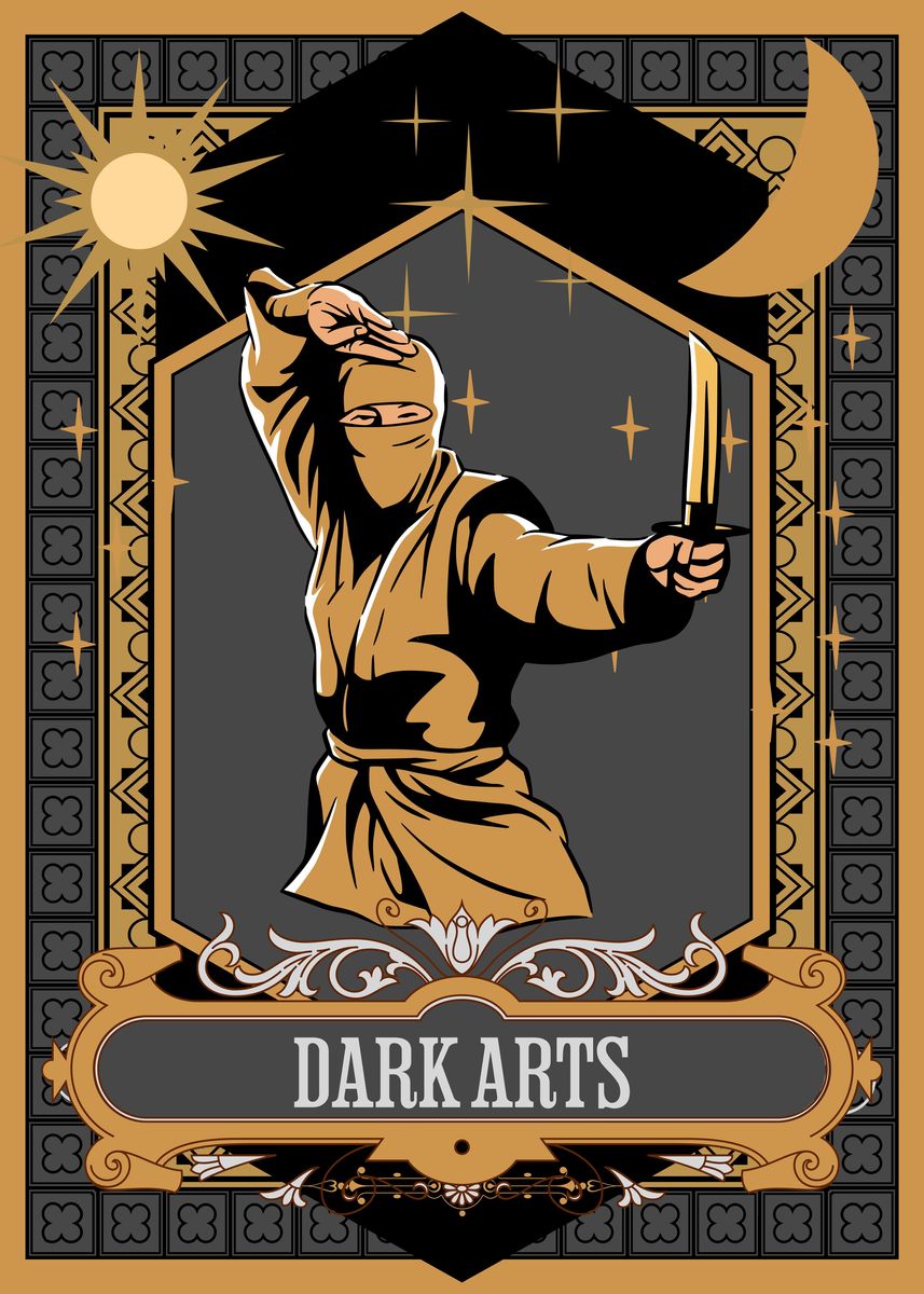 'DARK ARTS TAROT' Poster, picture, metal print, paint by Atomic Chinook ...