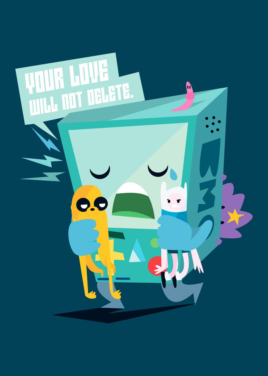 'Your Love Will Not Delete' Poster, picture, metal print, paint by ...